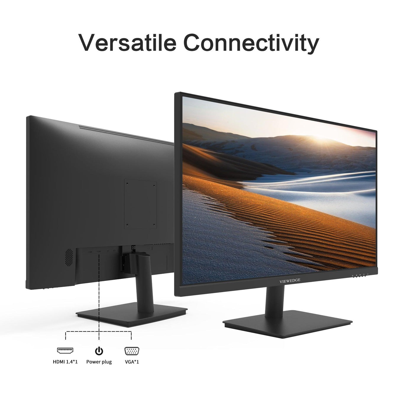 Viewedge CS24FT - 24 Inch Monitor 1080p 100Hz with VESA - Computer Monitor