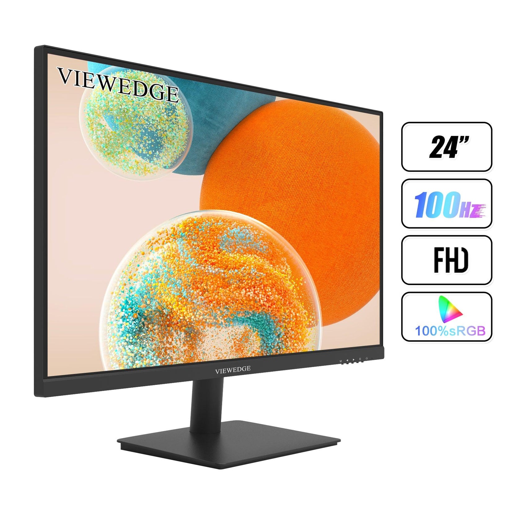 Viewedge CS24FT - 24 Inch Monitor 1080p 100Hz with VESA - Computer Monitor