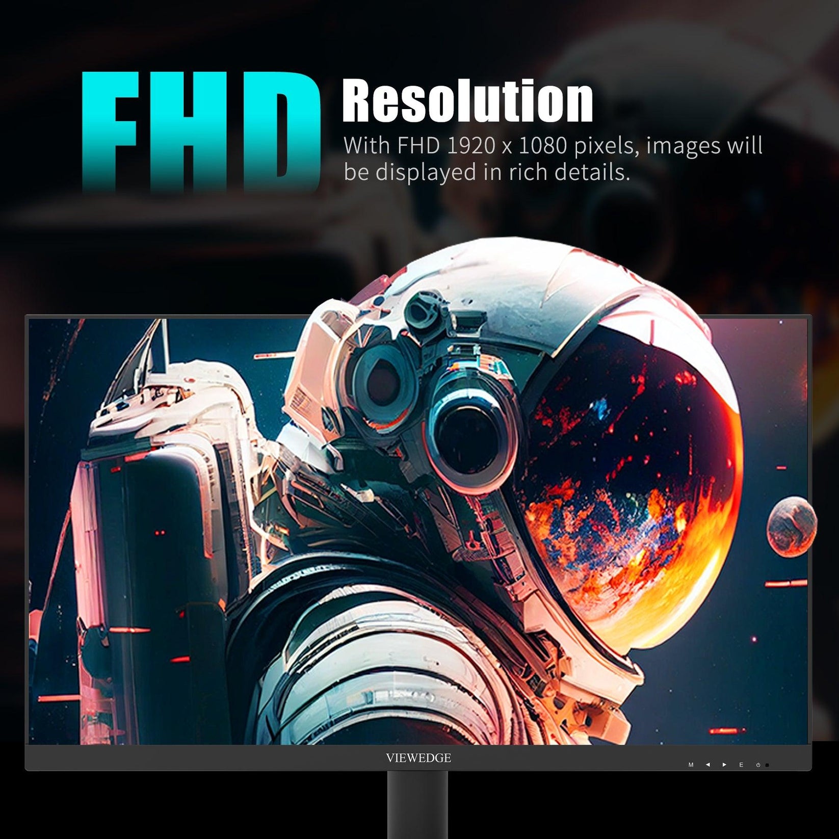 Viewedge CS24FK - 24 Inch Gaming Monitor 1080P IPS 165hz with HDR