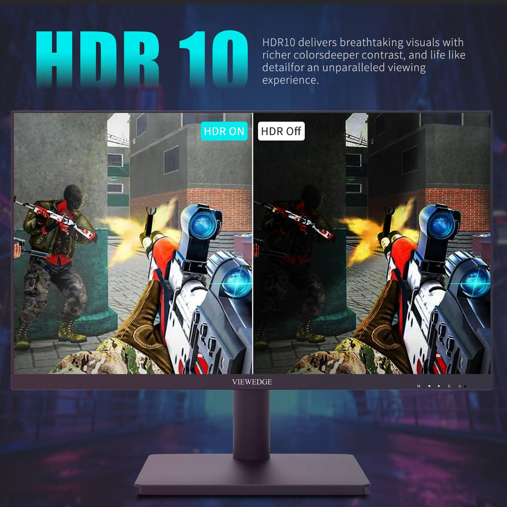 Viewedge CS27QK - 27 inch 1440p QHD 165Hz IPS Gaming Monitor with HDR 10
